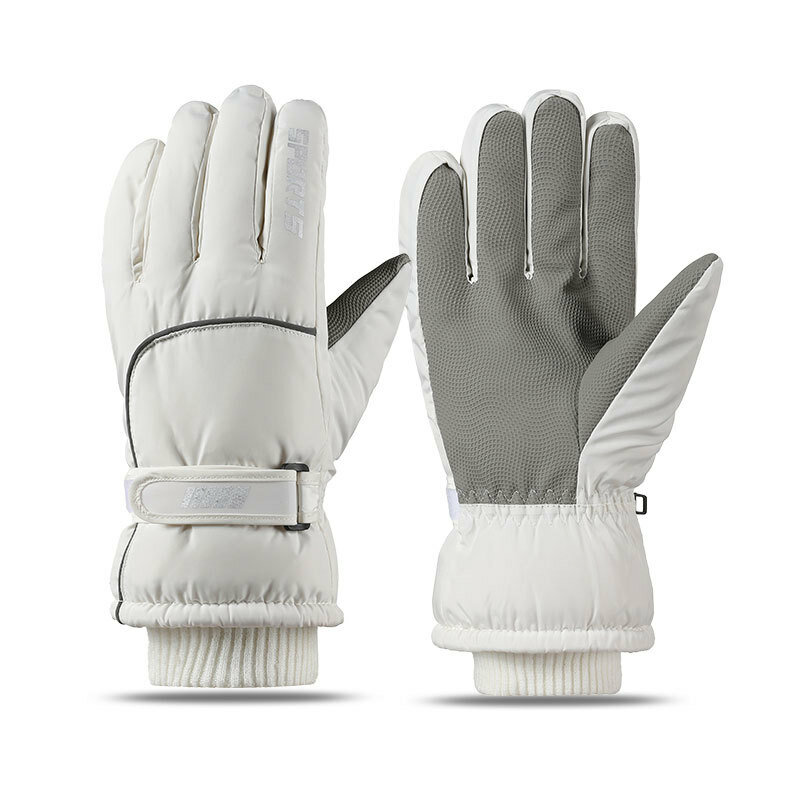 Лыжные перчатки сохранили тепло и защиту от холода зимой Толстые нескользящие водонепроницаемые теплые перчатки для альпинизма на открытом воздухе Велоспорт с сенсорным экраном для мужчин и женщин