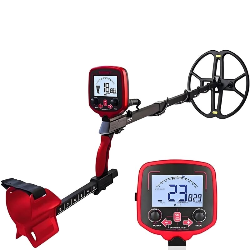 Высокоточные Металлоискатели с 10-дюймовым Глубинометром, Водонепроницаемыми Зондами и Регулируемой Чувствительностью для Поиска Сокровищ