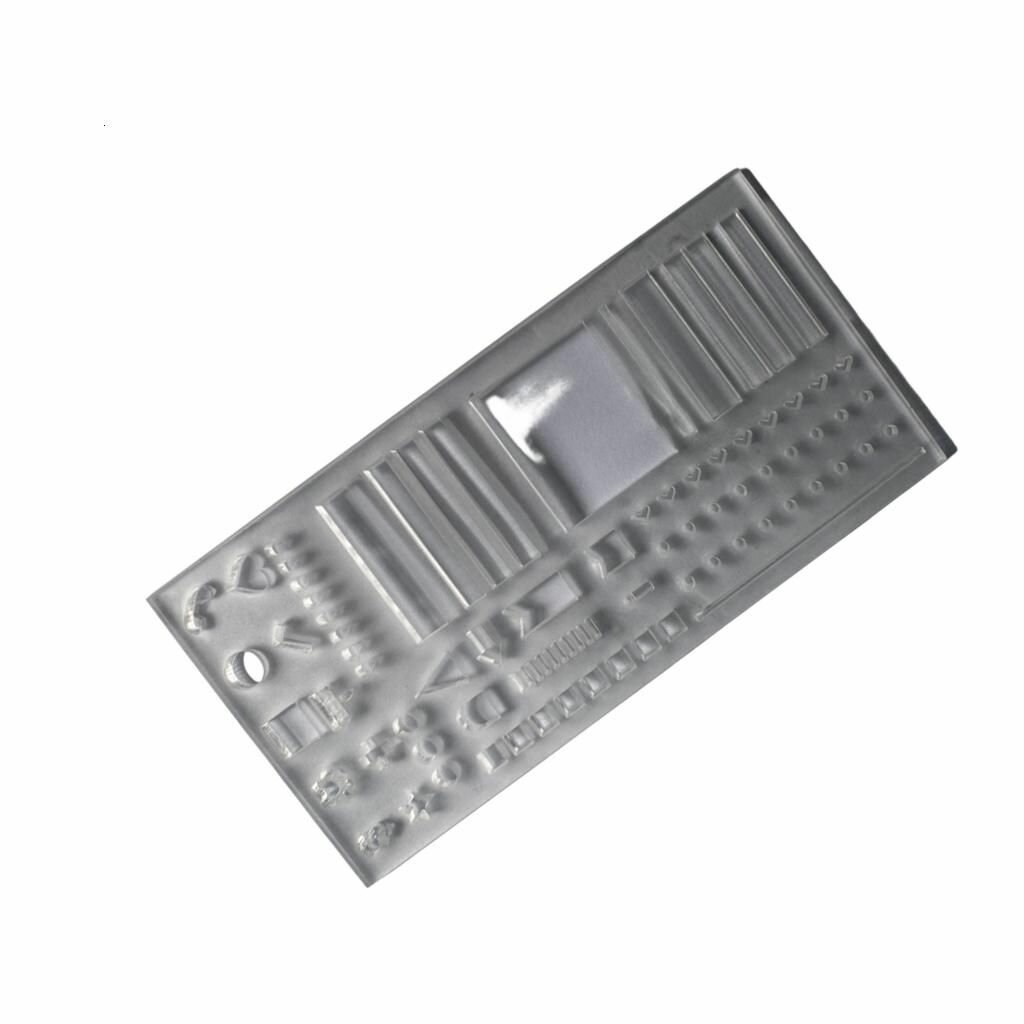 Шаблон линейки-календаря для планирования, Четкий