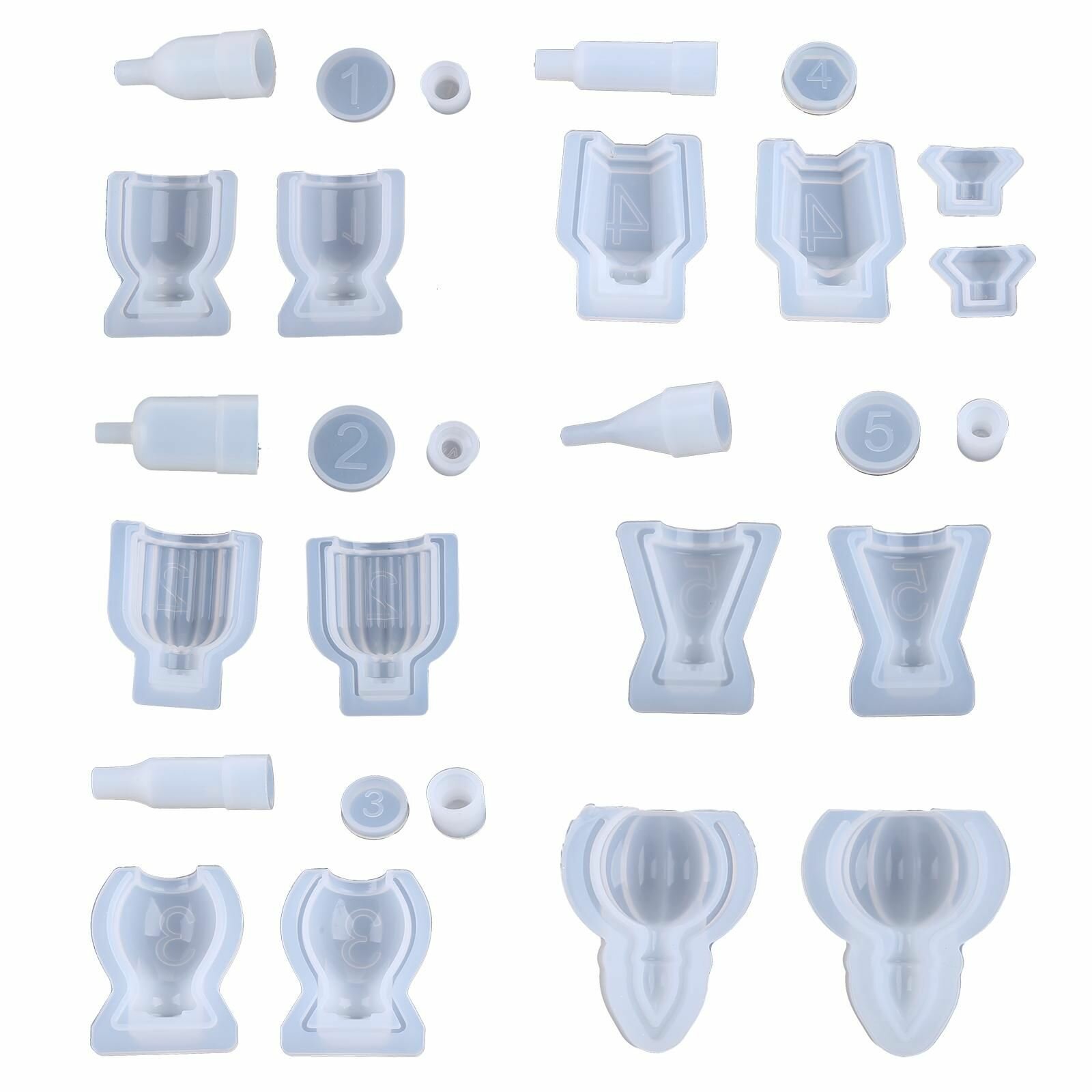 Силиконовые формы для бутылок и пробок для DIY, хранения и литья эпоксидной смолы