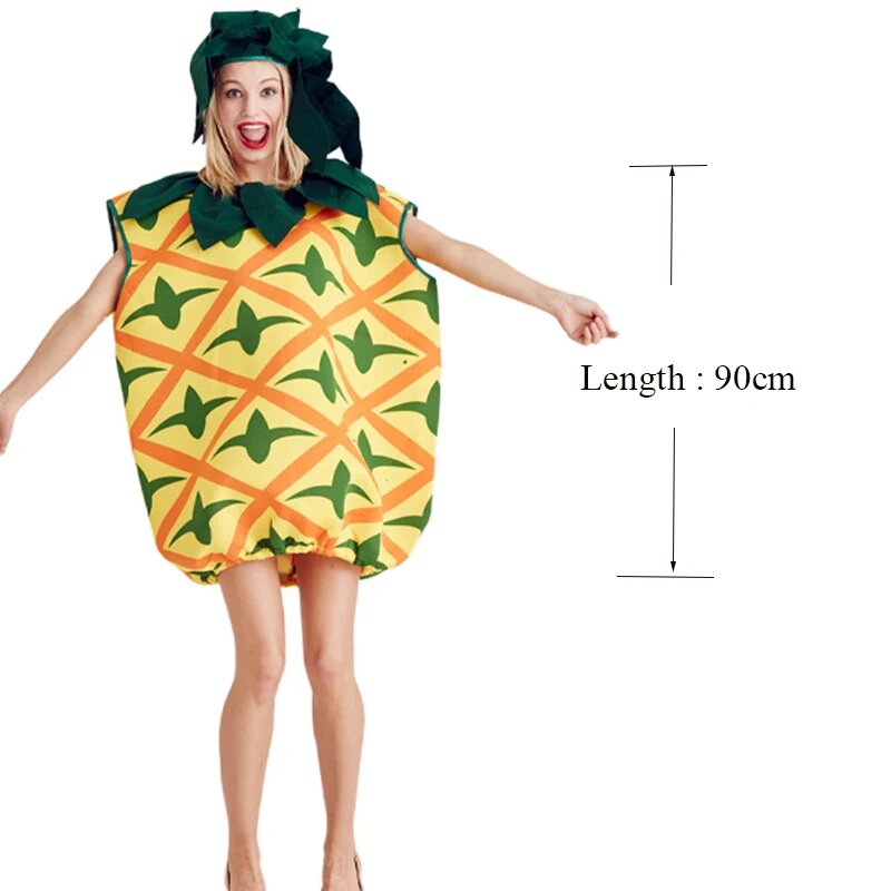 Унисекс, для женщин и мужчин, багета, Чили, кекс, тунец, круассаны, картофель, пицца, Пончик, маскарадный костюм для взрослых, костюм на Хэллоуин