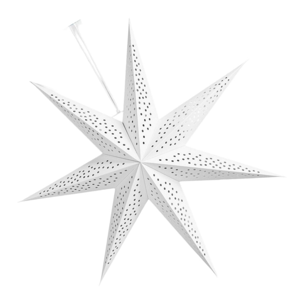 Подвесное Украшение Для Празднования Рождества - Звездные Фонарики Из Картона