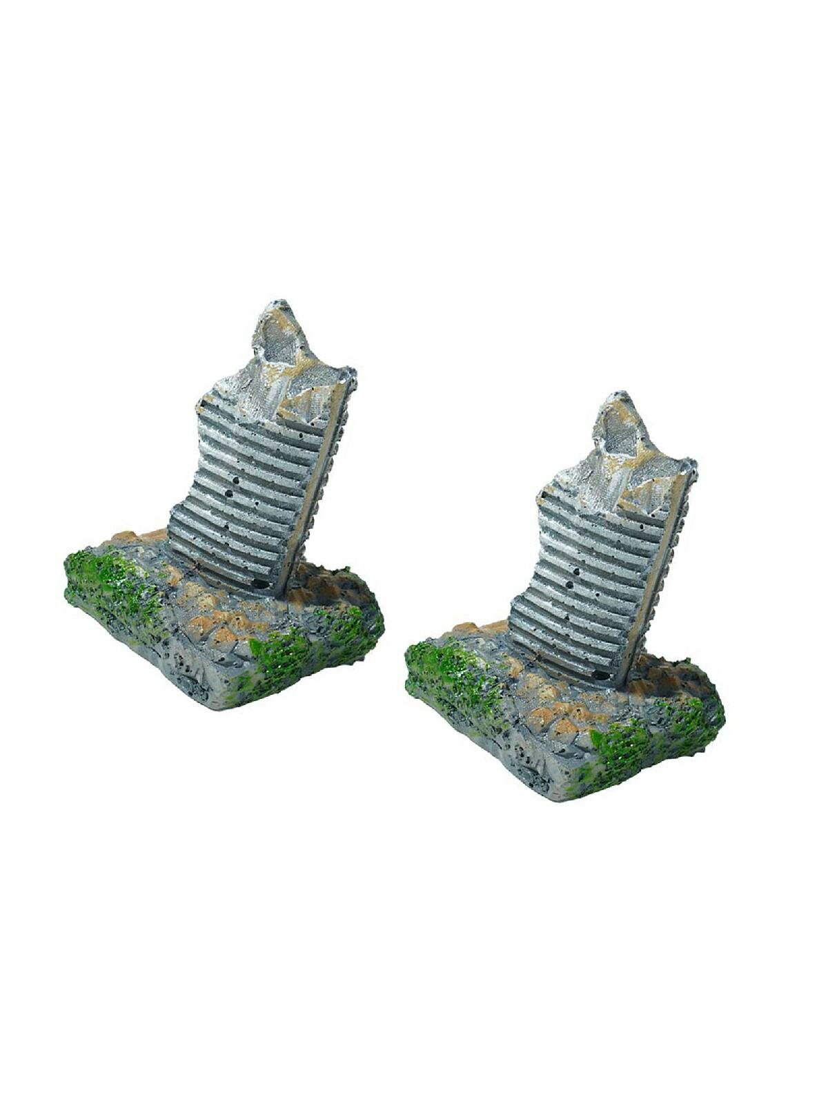 Статуя в руинах Аквариумный Орнамент Фигурка из смолы для декора аквариумов