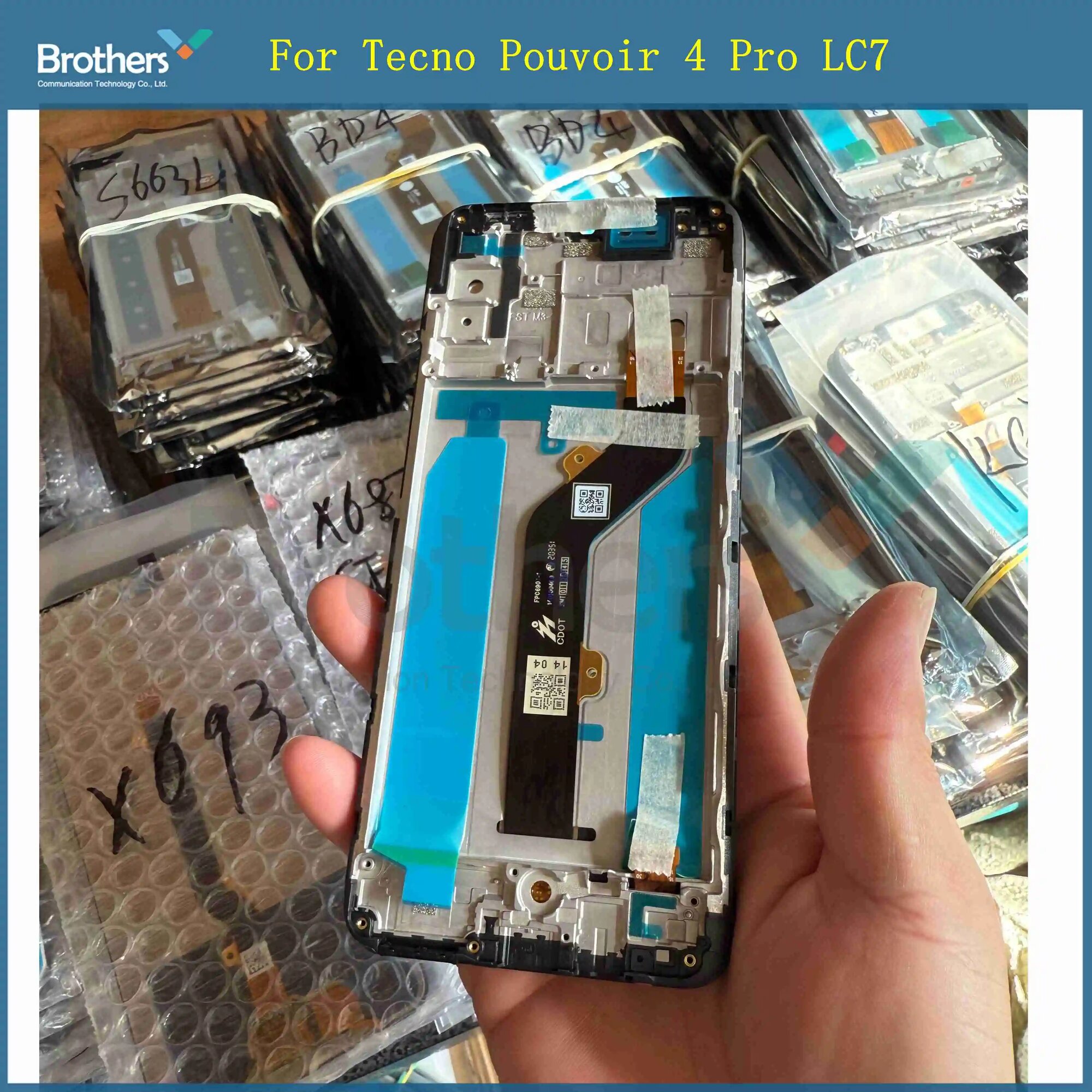 Для Tecno Pouvoir 4 Pro LC7 LC8 Pouvoir4Pro Pouvoir4 ЖК-дисплей, дигитайзер сенсорного экрана в сборе, запасные части, замена