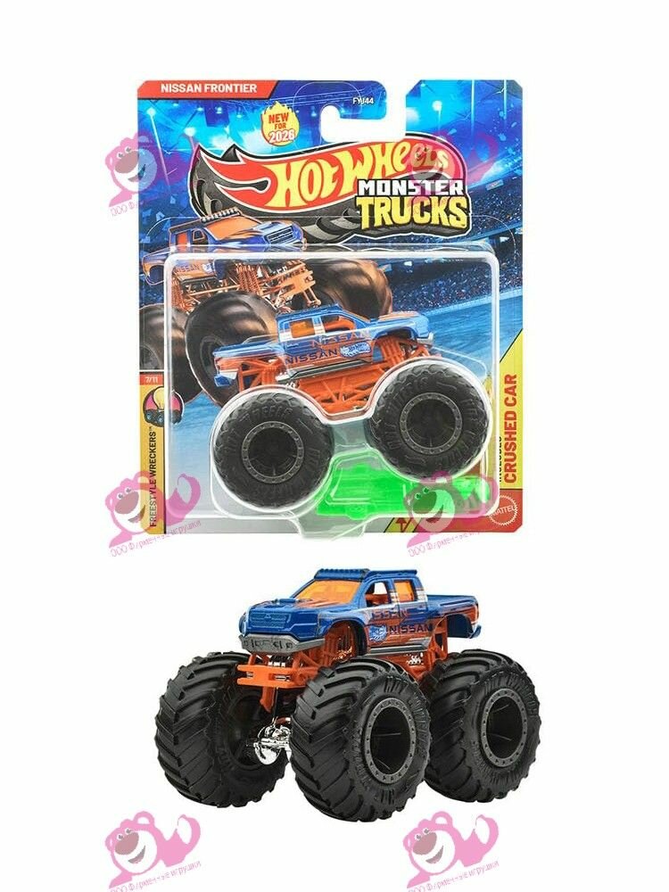 Машинка Mattel Hot Wheels Monster Trucks (Монстр трак)2026 FYJ44 Nissan Frontier