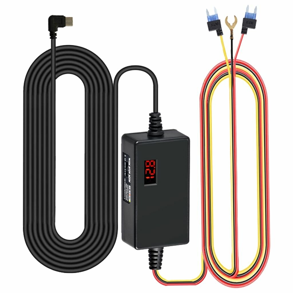 Трехжильный понижающий кабель для автомобиля с цифровым дисплеем TYPE-C