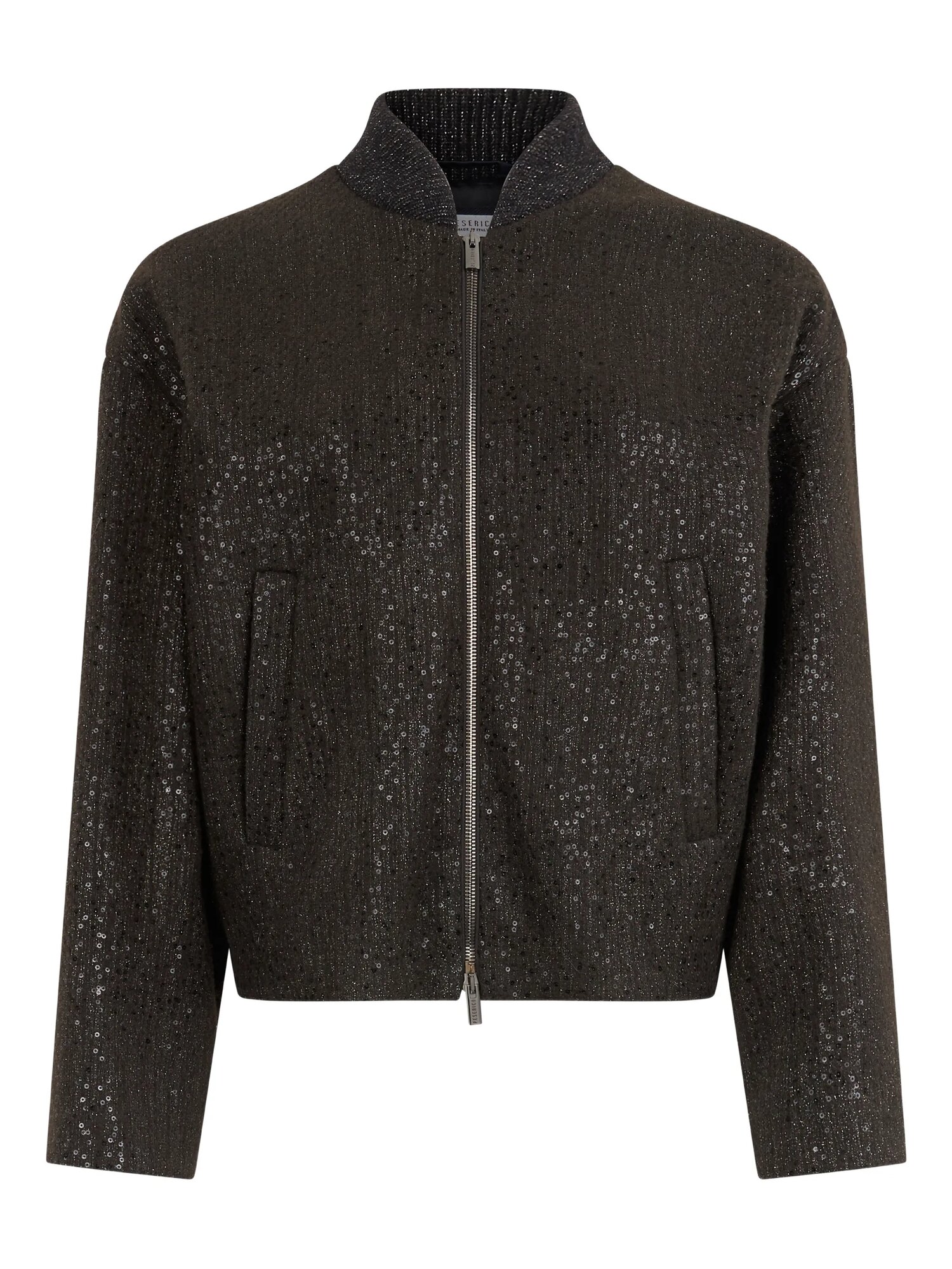 Куртка Sequin-embellished zip jacket