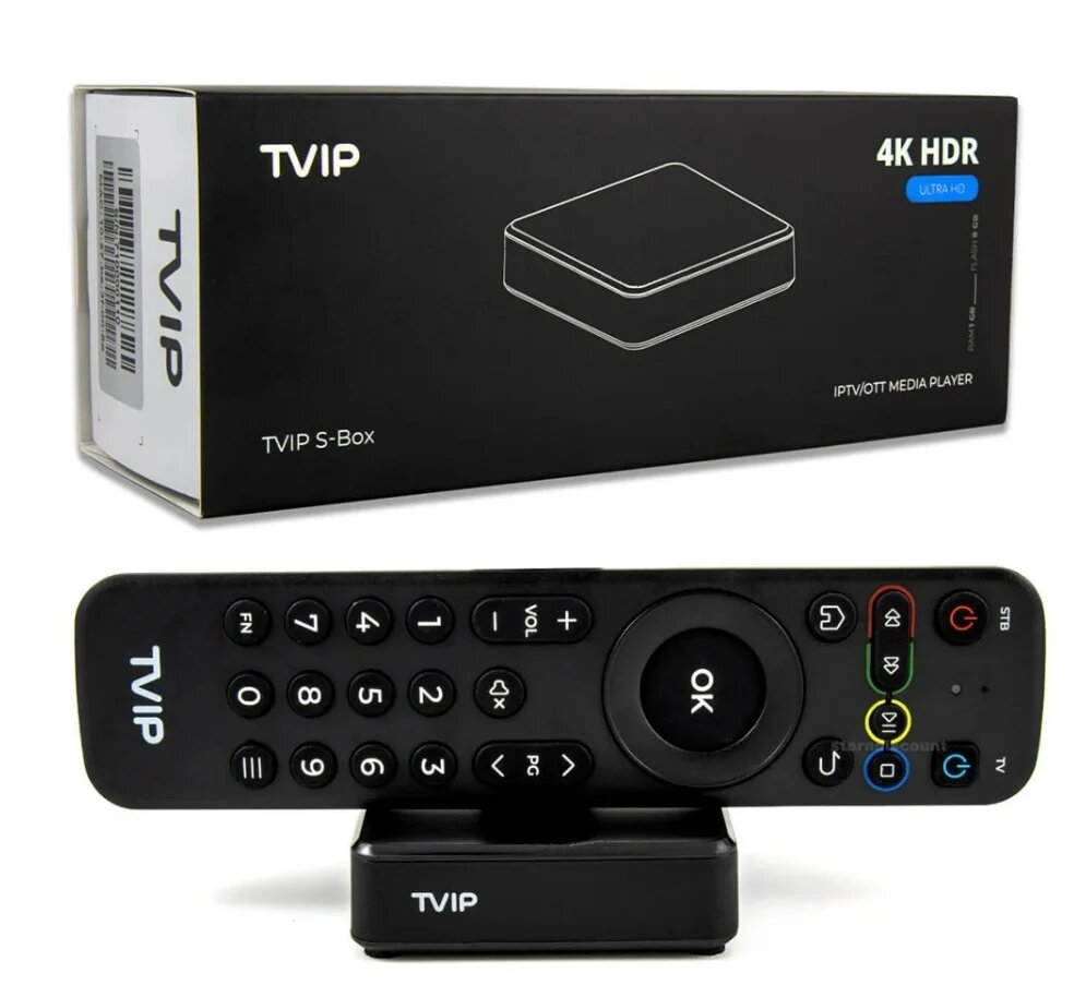 TVIP S-Box V.710 4K медиа-плеер Европейская вилка (EU Plug)