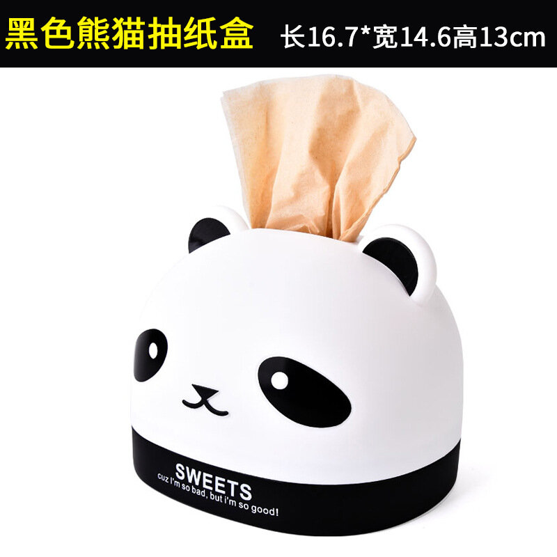 Коробка для салфеток, бумажная коробка для дома, гостиной, ресторана, креативная, милая, мультяшная, коробка для хранения салфеток на кофейном столике, настольная трубка для салфеток