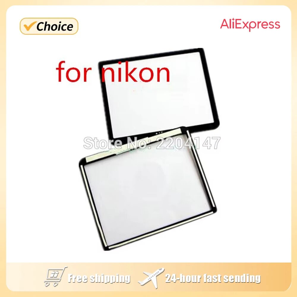 Новый ЖК-экран (акриловое) наружное стекло для защиты экрана камеры NIKON D300 + лента