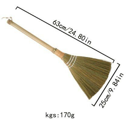Метла с щетиной из мискантуса для уборки пола, мягкая щетина для деревянных полов, инструмент для уборки волос на полах и подоконниках, экологически чистый мискантус
