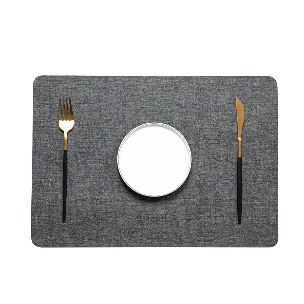 Скандинавский квадратный тканевый узор подставки, индивидуальный водонепроницаемый маслостойкий коврик для стола, термоизоляционный коврик, кожаный высококачественный поднос для отеля