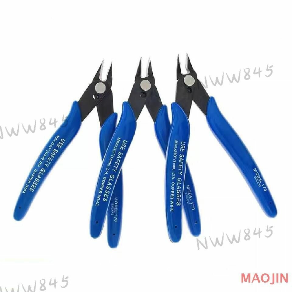 Кусачки боковые PLATO- 170 электромонтажные прецизионные для жил из мягких металлов бокорезы MJ