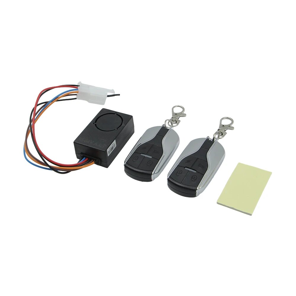 36-64 В противоугонная электронная велосипедная сигнализация, электрический скутер, безопасность, дистанционное управление, сигнализация, аксессуары для велосипедного автомобиля