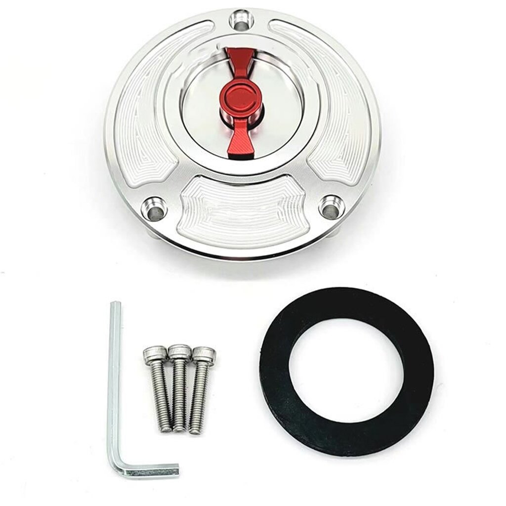 Алюминиевая Крышка Топливного бака Надежно Фиксируется Бесключевыми Крышками Топливного бака мотоцикла