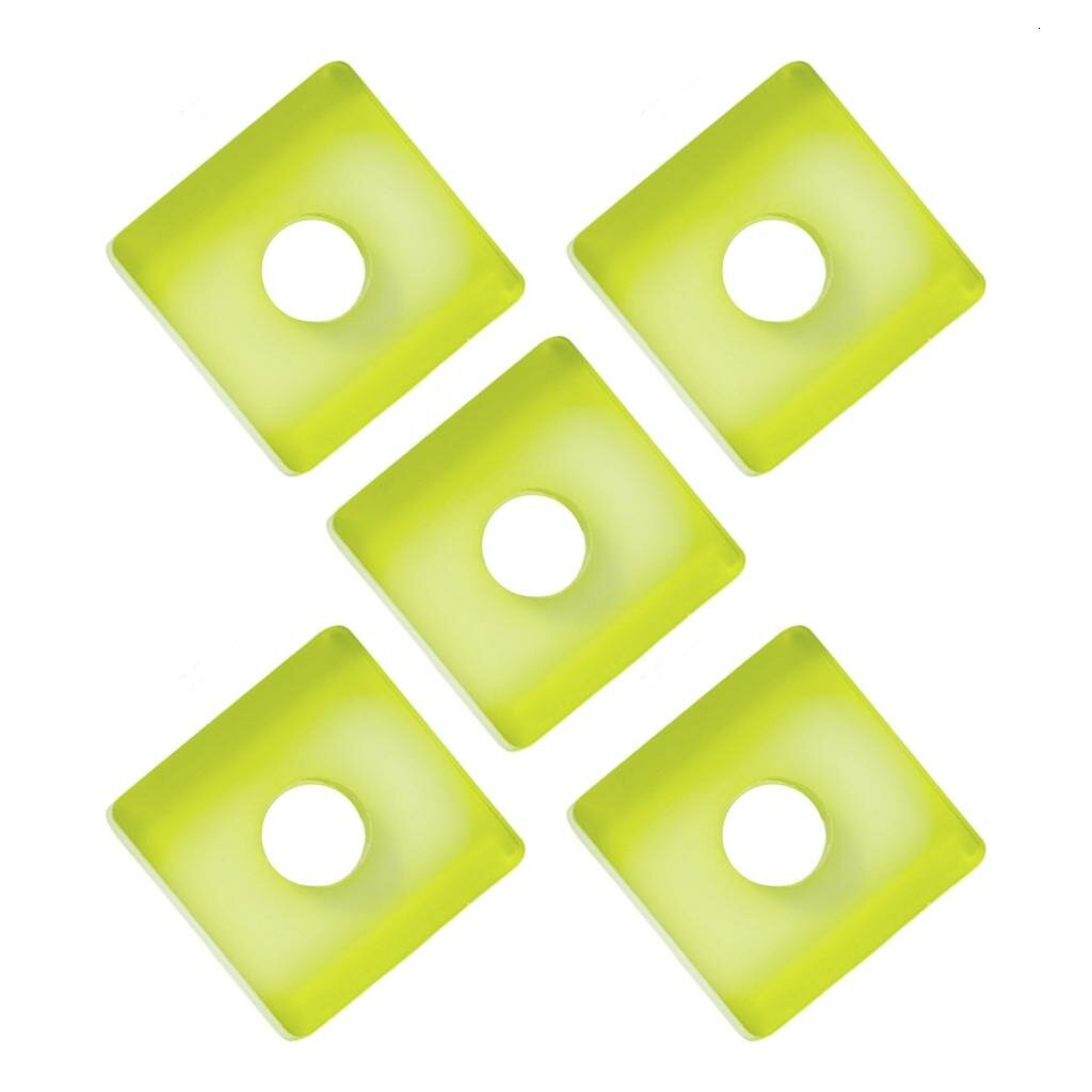 5 шт. изоляционные прокладки из акрила, кольца, Зеленый - 2020