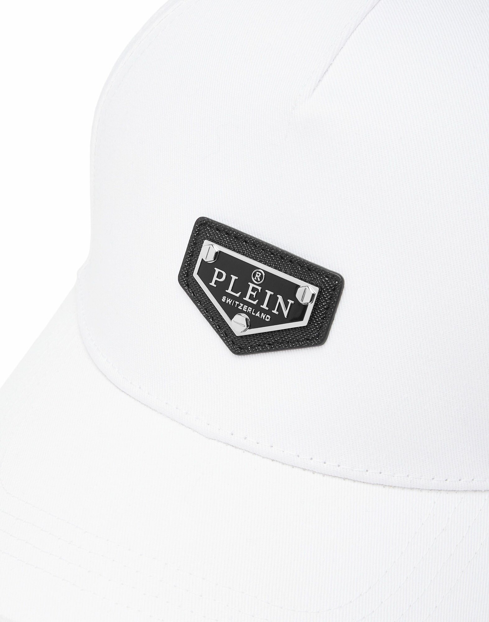 Бейсболка PHILIPP PLEIN Весна-лето 2025 для мужчин, размер OneSize, белый — фото 1