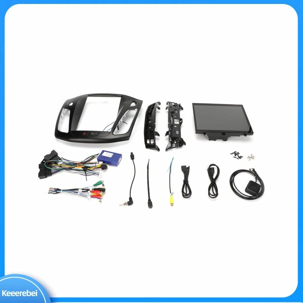 Автомобильный стереонавигатор, 9.7-дюймовый емкостный сенсорный экран, GPS для Ford Focus 2012-2014