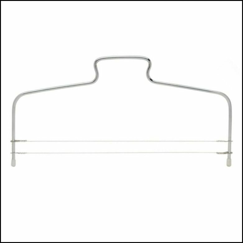 Струна для нарезки коржей бисквита и Тортов, набор для выпечки рамка и 2-е струны, леска для тортов / резак для кексов / нож для выпечки, 1 шт.