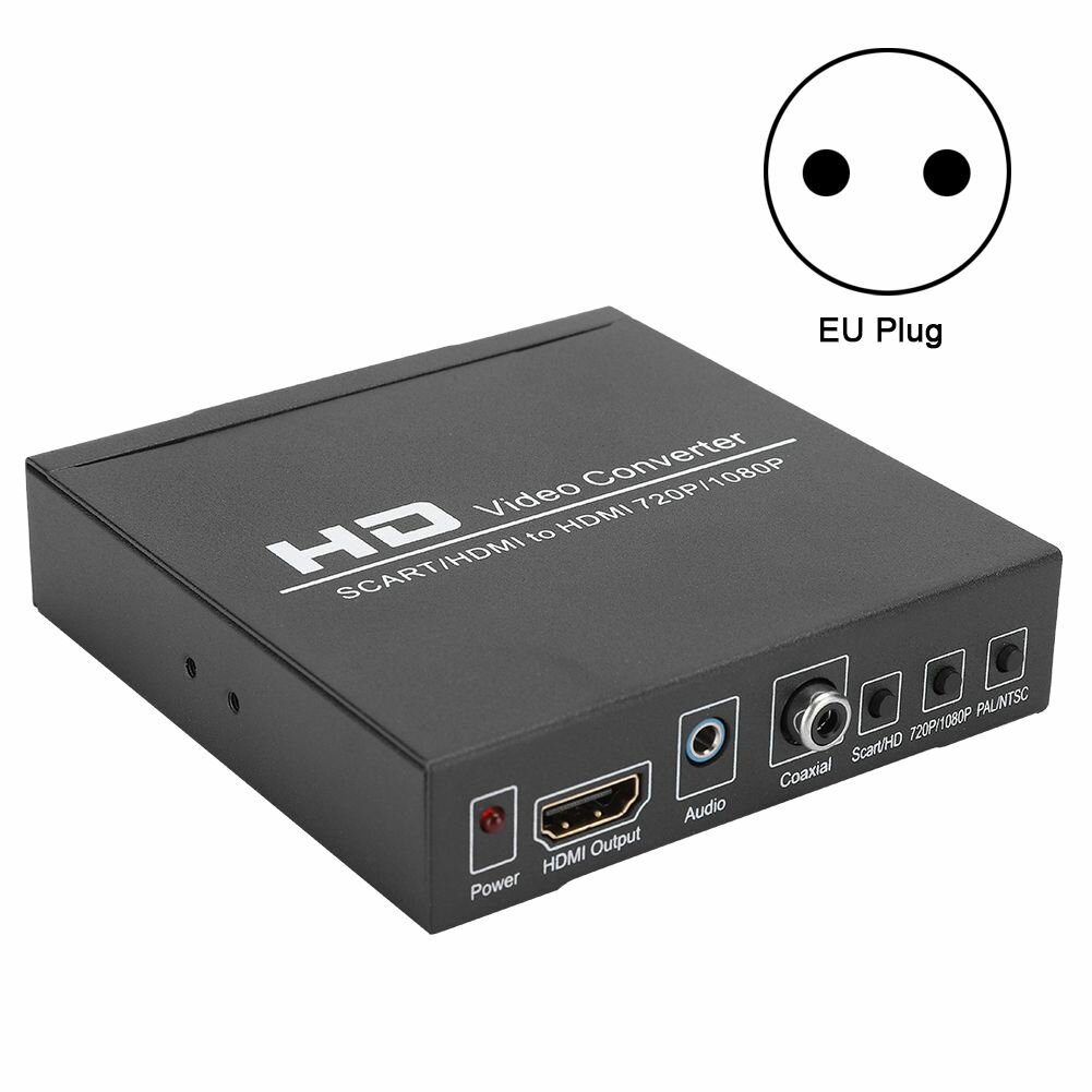 Конвертер Scart HDMI to HDMI портативный адаптер с разъемом