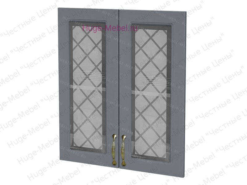 Кухонный фасад Ф-55 дуб серый (Модена) Huge Mebel . Ширина 792 Высота 712. Кухонные фасады