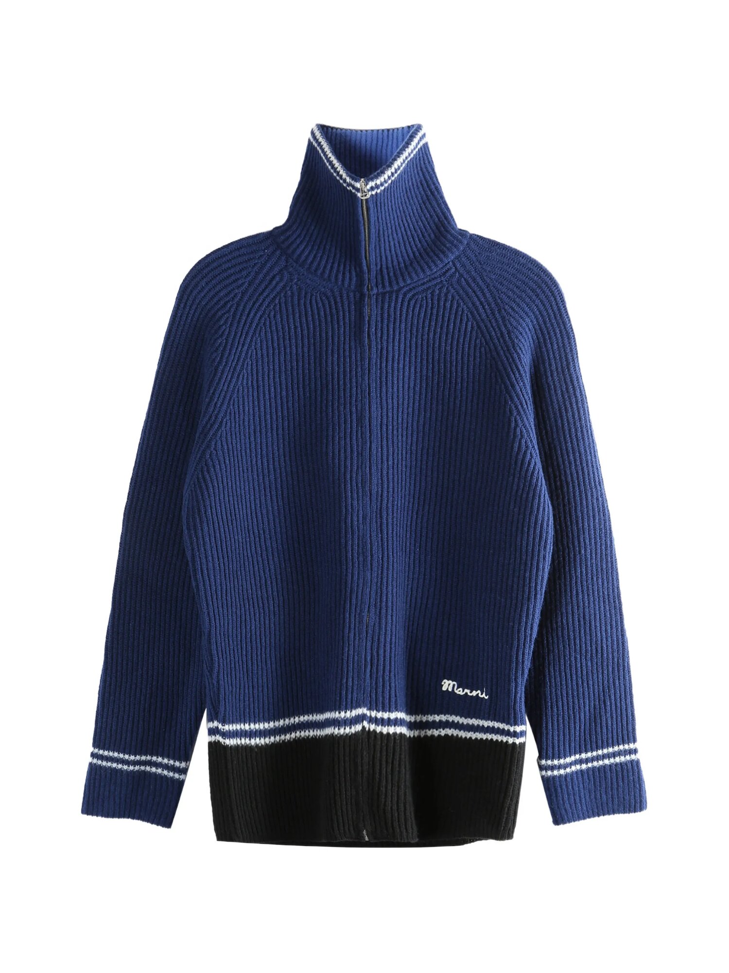 Кардиган Zip-up roll-neck cardigan