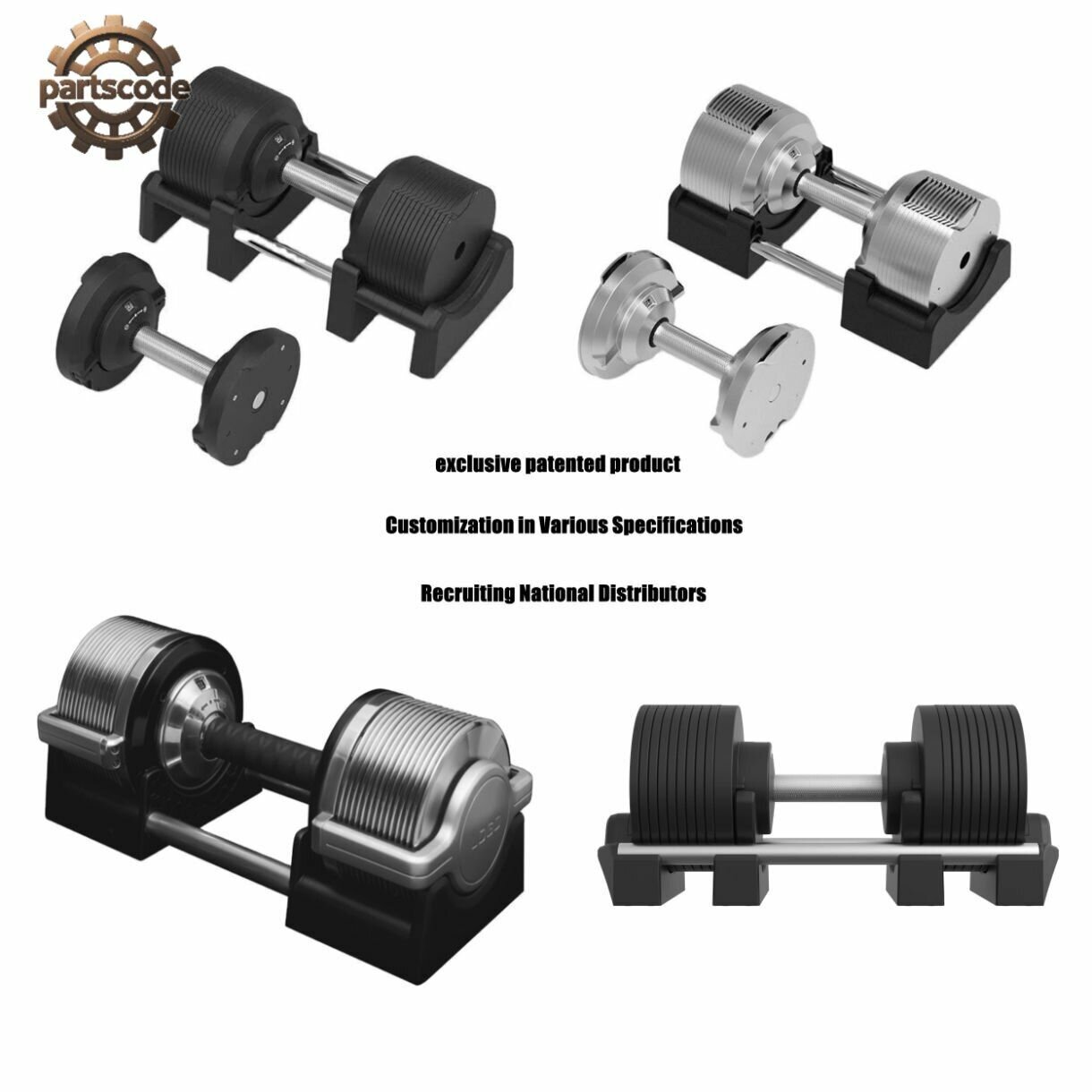 Гантели prof8 комплект 2 штуки по 30 кг