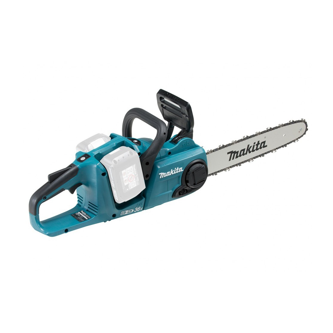 Пила цепная аккумуляторная Makita DUC353Z, шаг 3/8", длина шины 350 мм, 18 В, Li-ion, тормоз цепи, синий