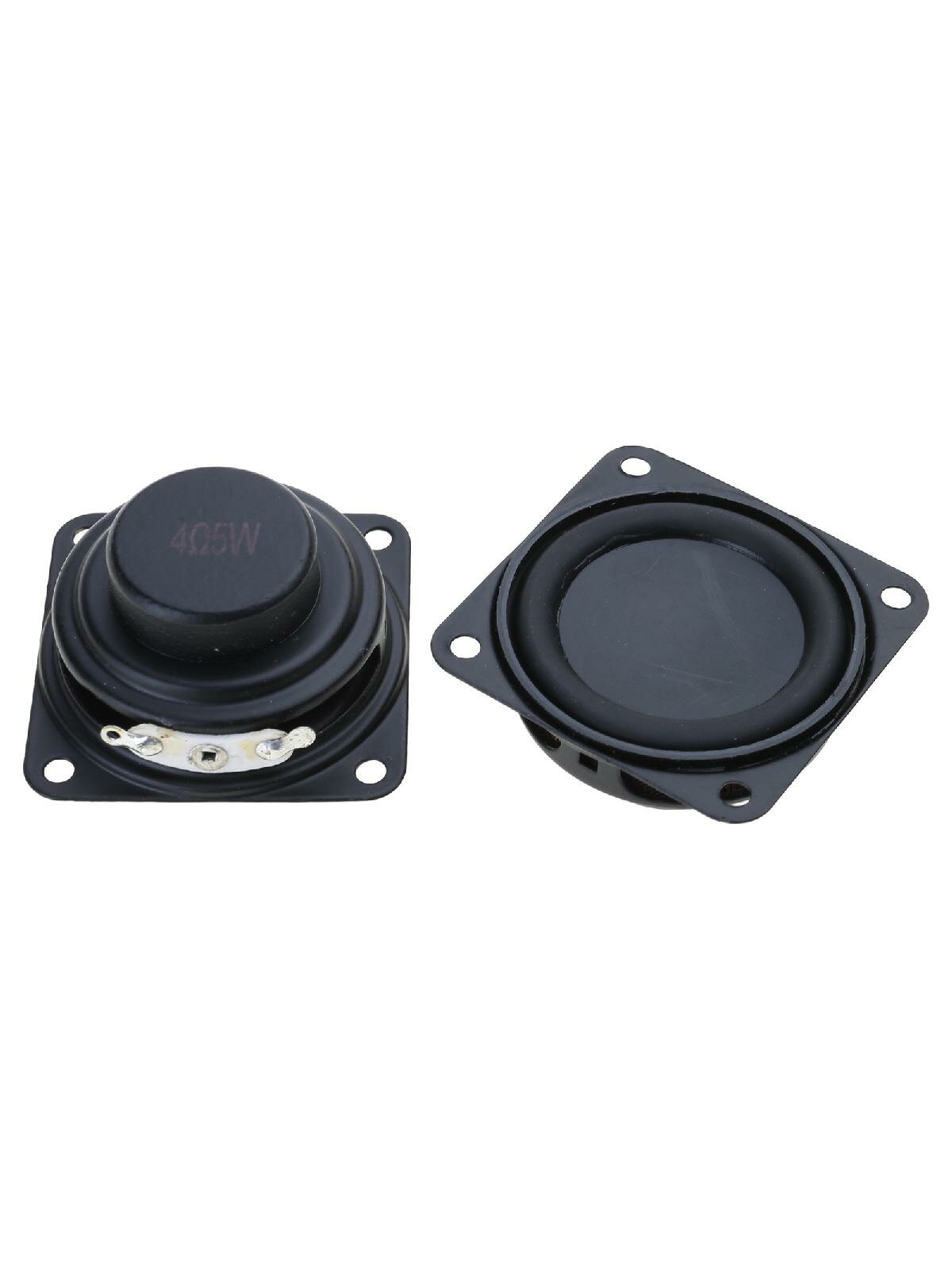 2шт 40 мм 4 Ом 5 Вт Громкоговорители Усилитель звука Резиновые Боковые динамики