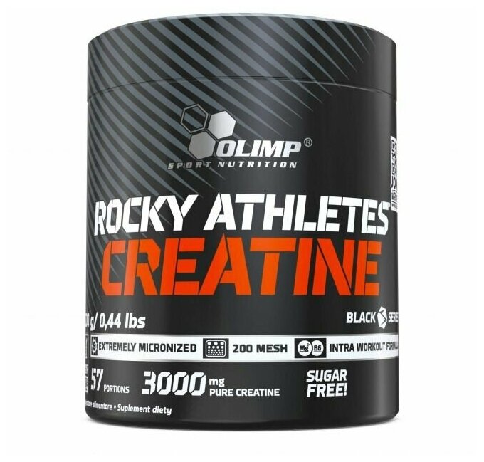 Креатин Моногидрат в порошке Olimp Rocky Athletes Creatine - 200 г.