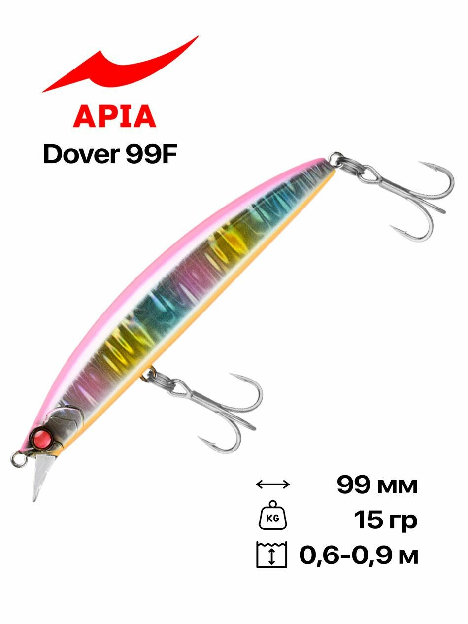 Воблер Apia Dover 99F, 99 мм, 15 гр, #21