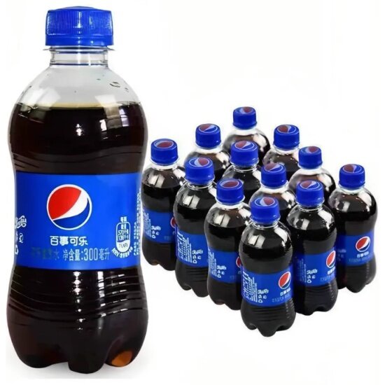Напиток газированный Pepsi 0,3л Китай ПЭТ (12 штуки в упаковке)
