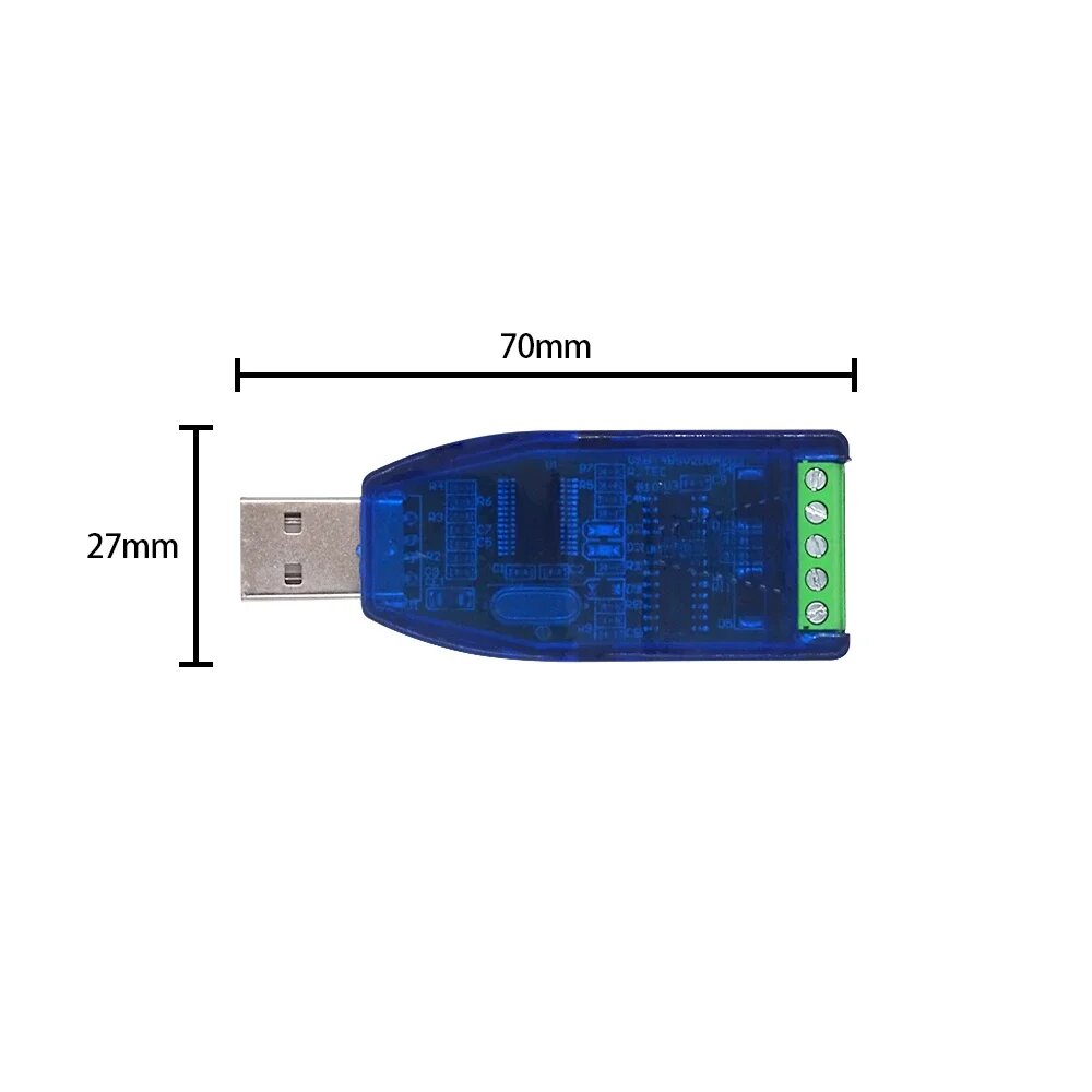 Промышленный преобразователь USB в RS232 RS485