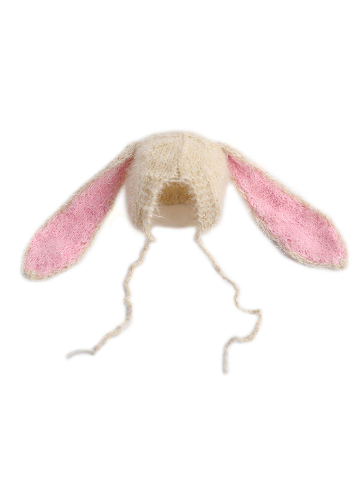 Детские Фотографии Реквизит Кролик Ухо Шапка Вязаные Шапки Для Новорожденных Душ Партия Реквизит