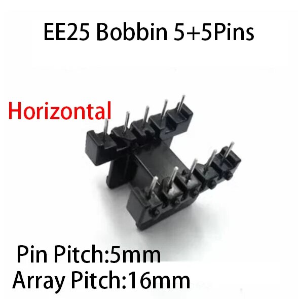 Ферритовый магнитный сердечник для катушки EE25 18Pieces