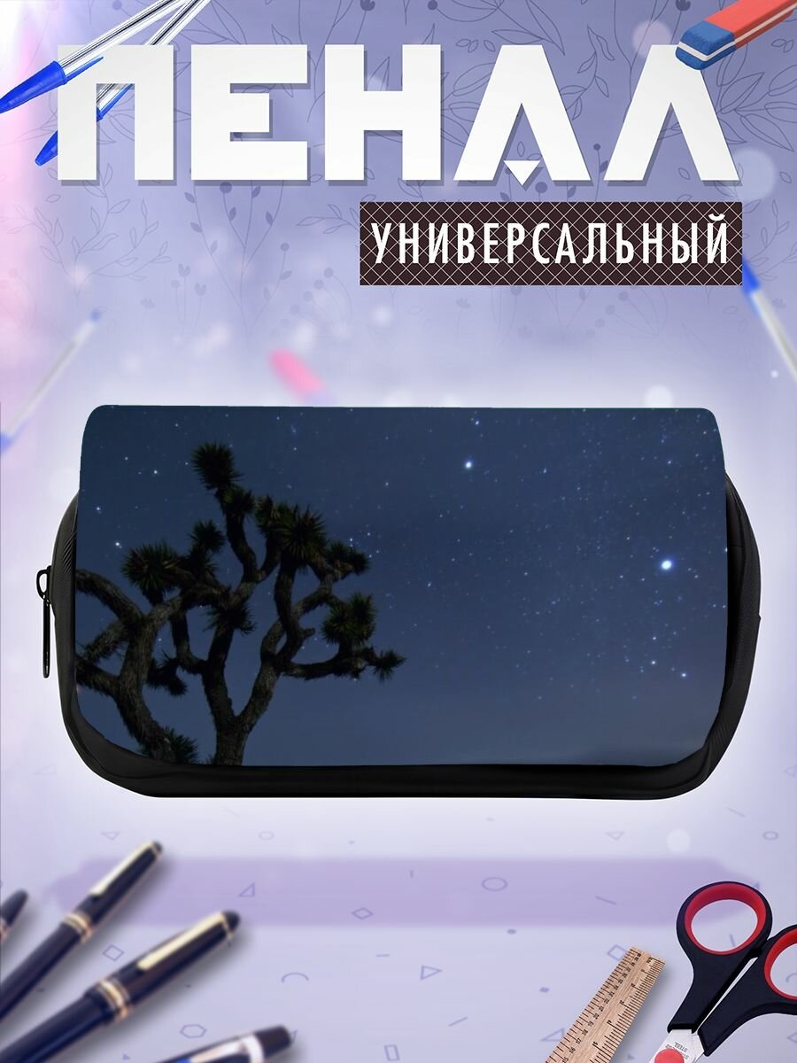 Школьный пенал природа ночь