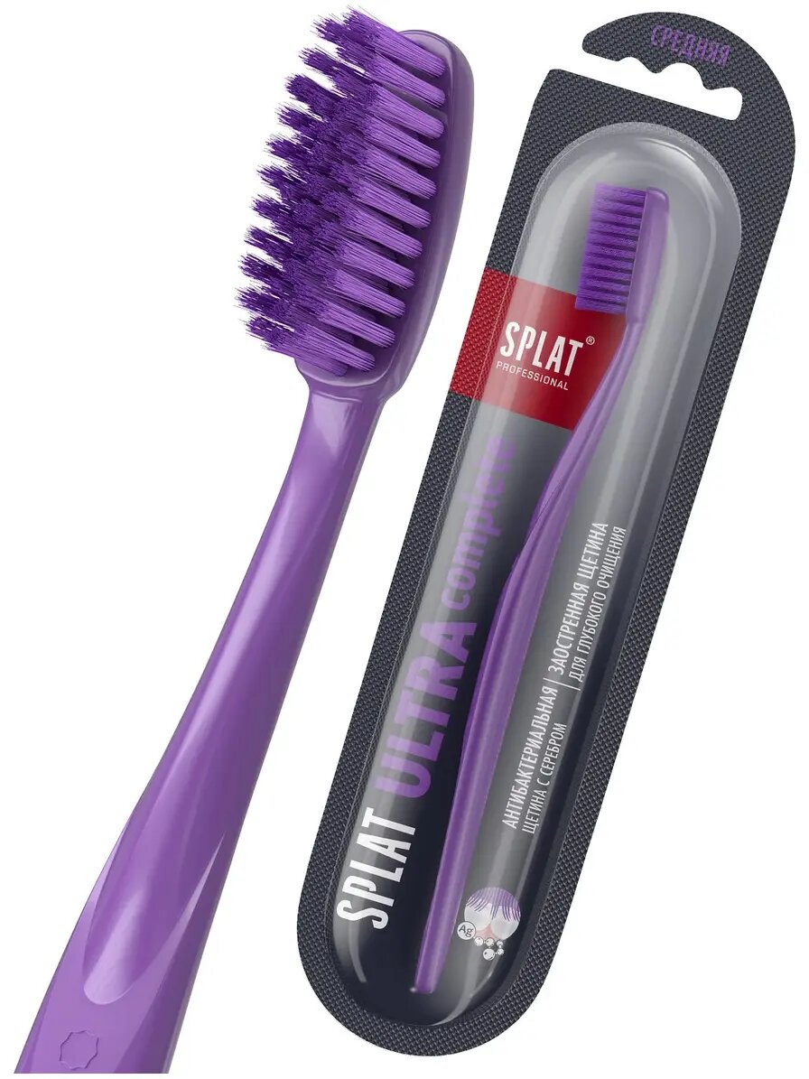 Сплат з/щетка Professional Ultra complete/Средняя(Фиолетовый)