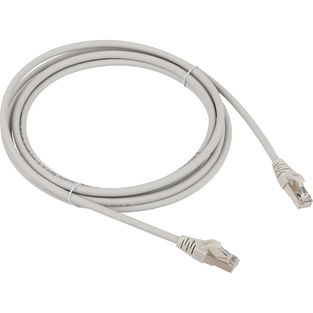 Патч-корд Advant Ethernet CAT6, 2xRJ45, FTP, 4 пары (AWG26), оболочка LSZH, длина 2 м, цвет: серый ADV6-FPC02-LG