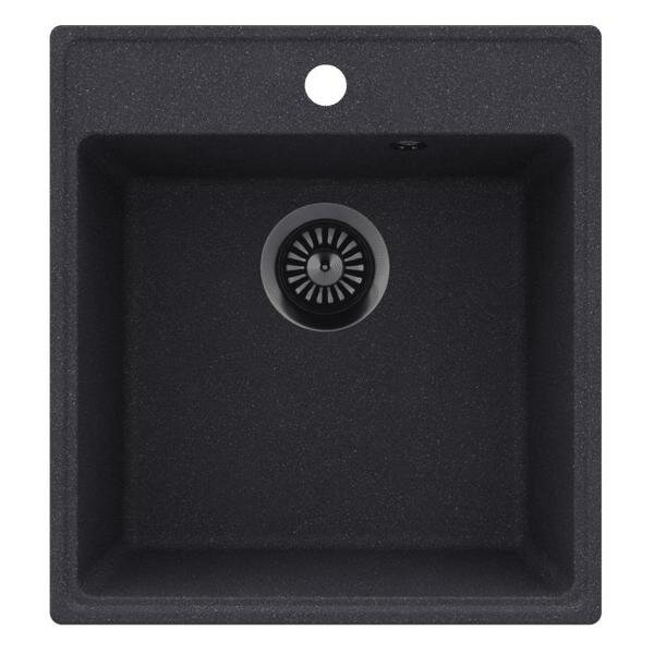 Мойка кухонная Maunfeld Perla 460 MFQS-460DGR темно-серая