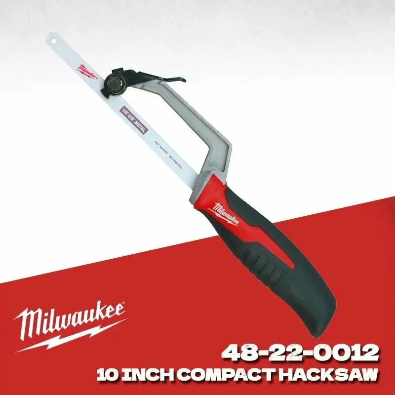 Milwaukee 48-22-0012 Компактная ножовка 10 дюймов Быстрая замена Прямой порез Ручная пила