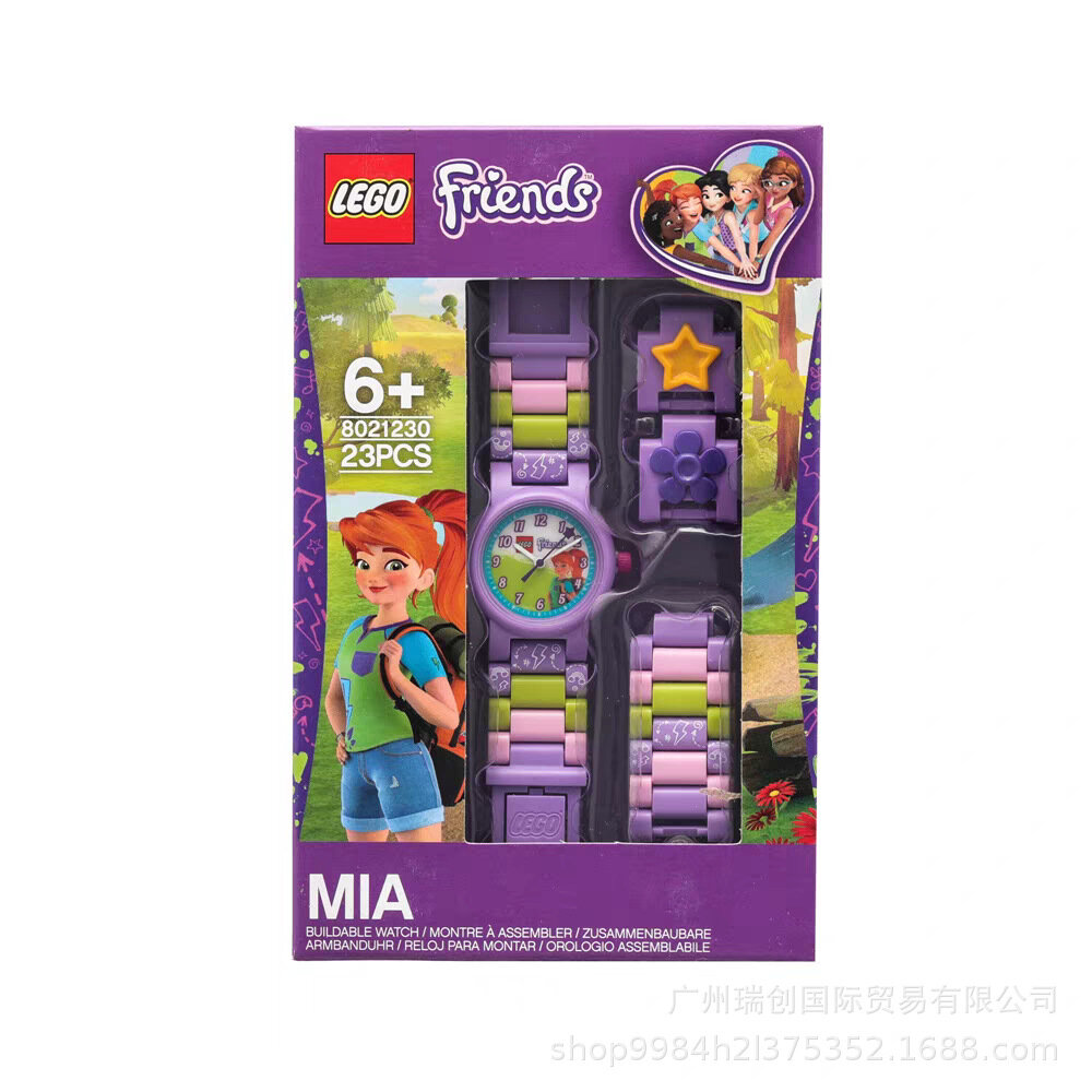 Совместимо с игрушечными строительными блоками LEGO, детские часы, полиция, Бэтмен, Супермен, Ниндзяго, Кай, Эммет