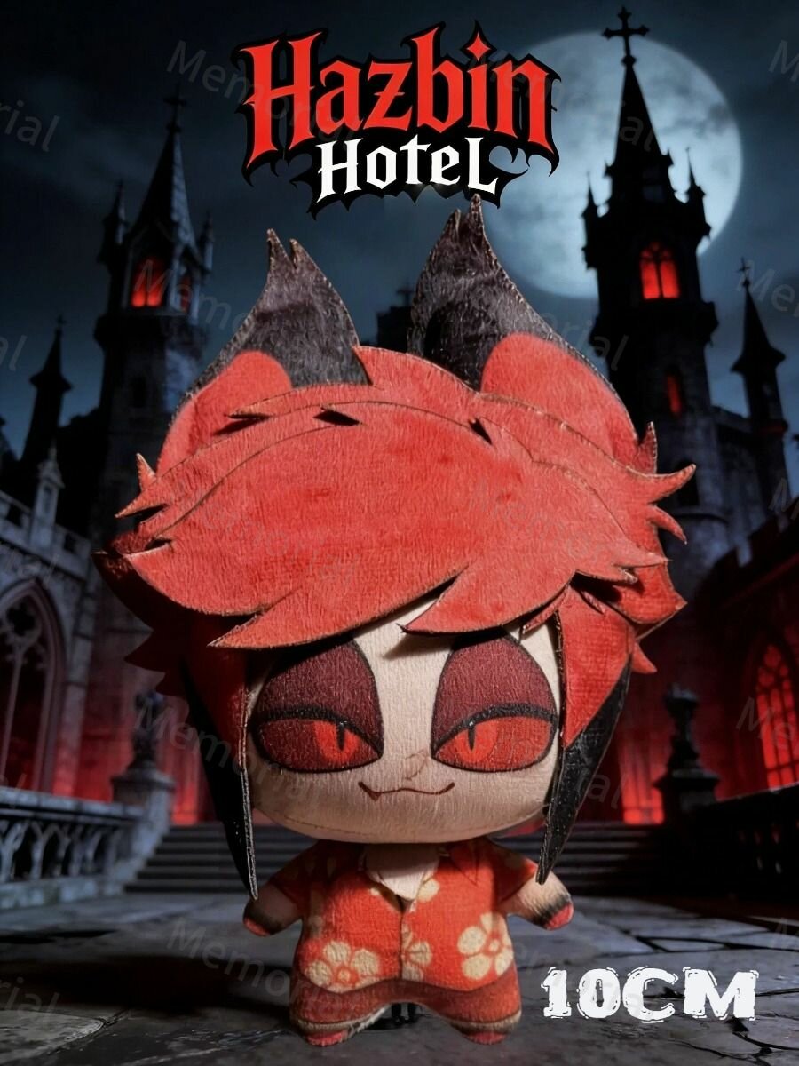 Мини-версия мягкой игрушки Вокс из Отеля Хазбин / Hazbin Hotel Vox