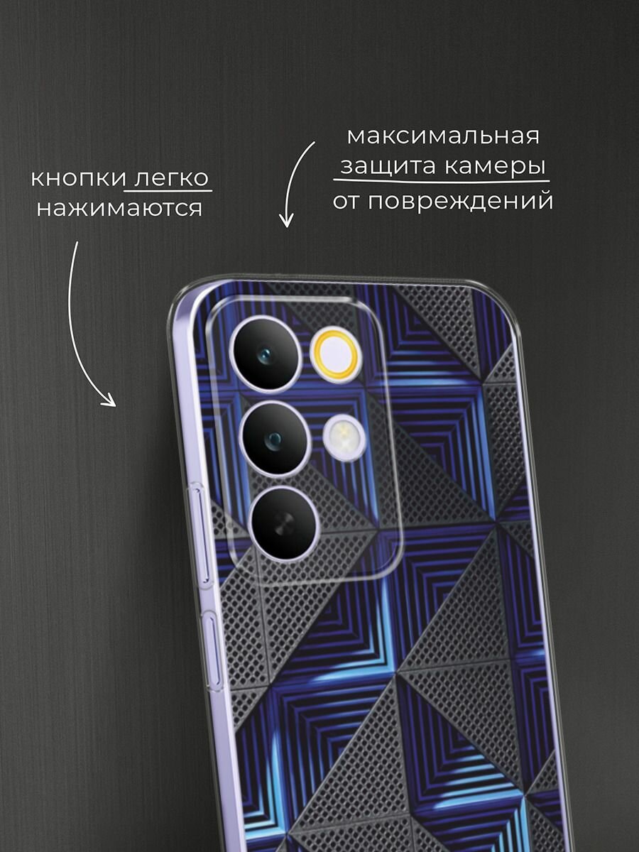 Силиконовый чехол на Realme C85 / Реалми C85 с принтом IBM — фото 1