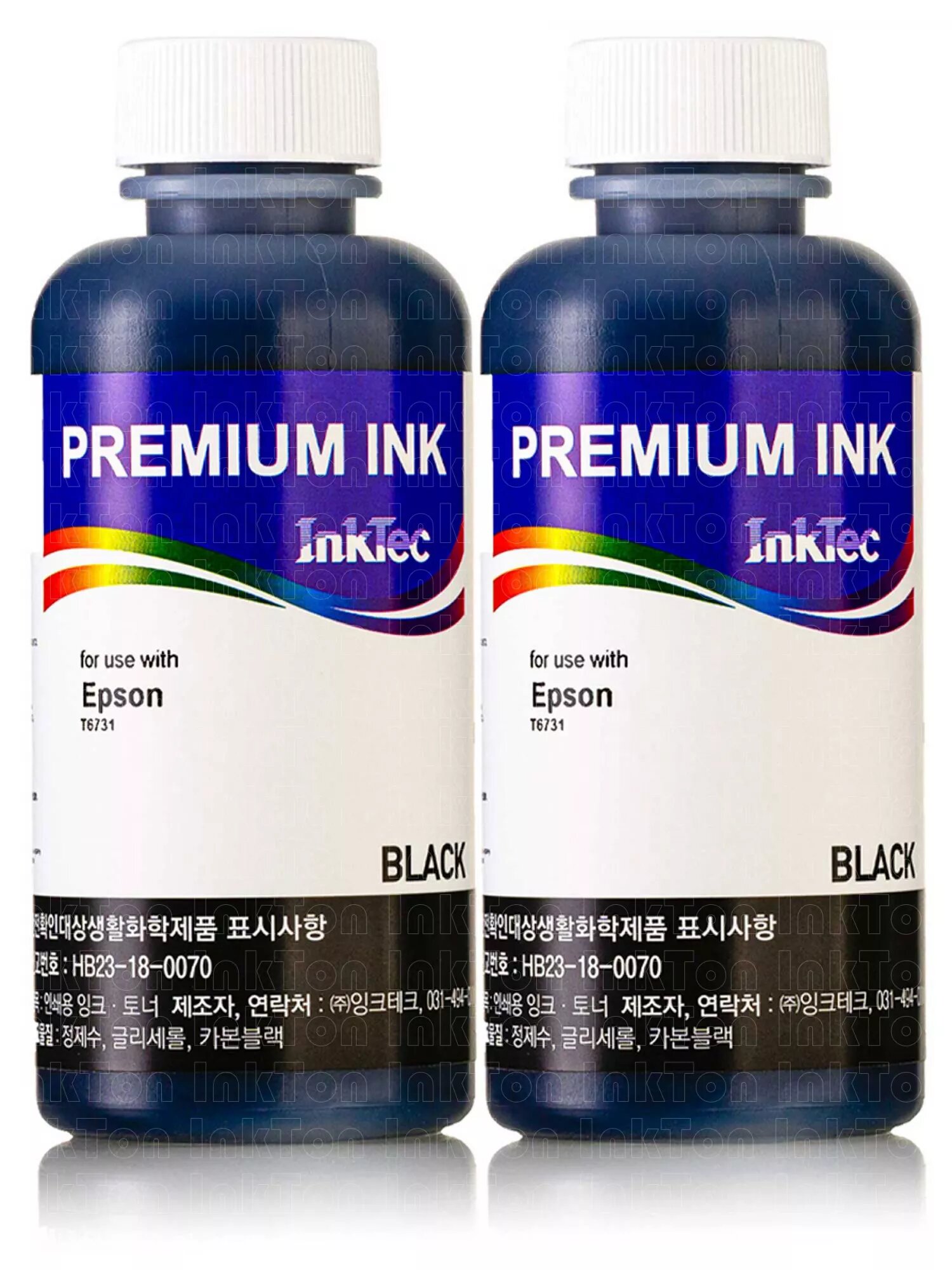 Чернила для принтера Epson 004, L3218, L3219, L3251, L3253, L3255, L3256, L3258, L3266, L3267, L3268, L3269, 200 мл, черные