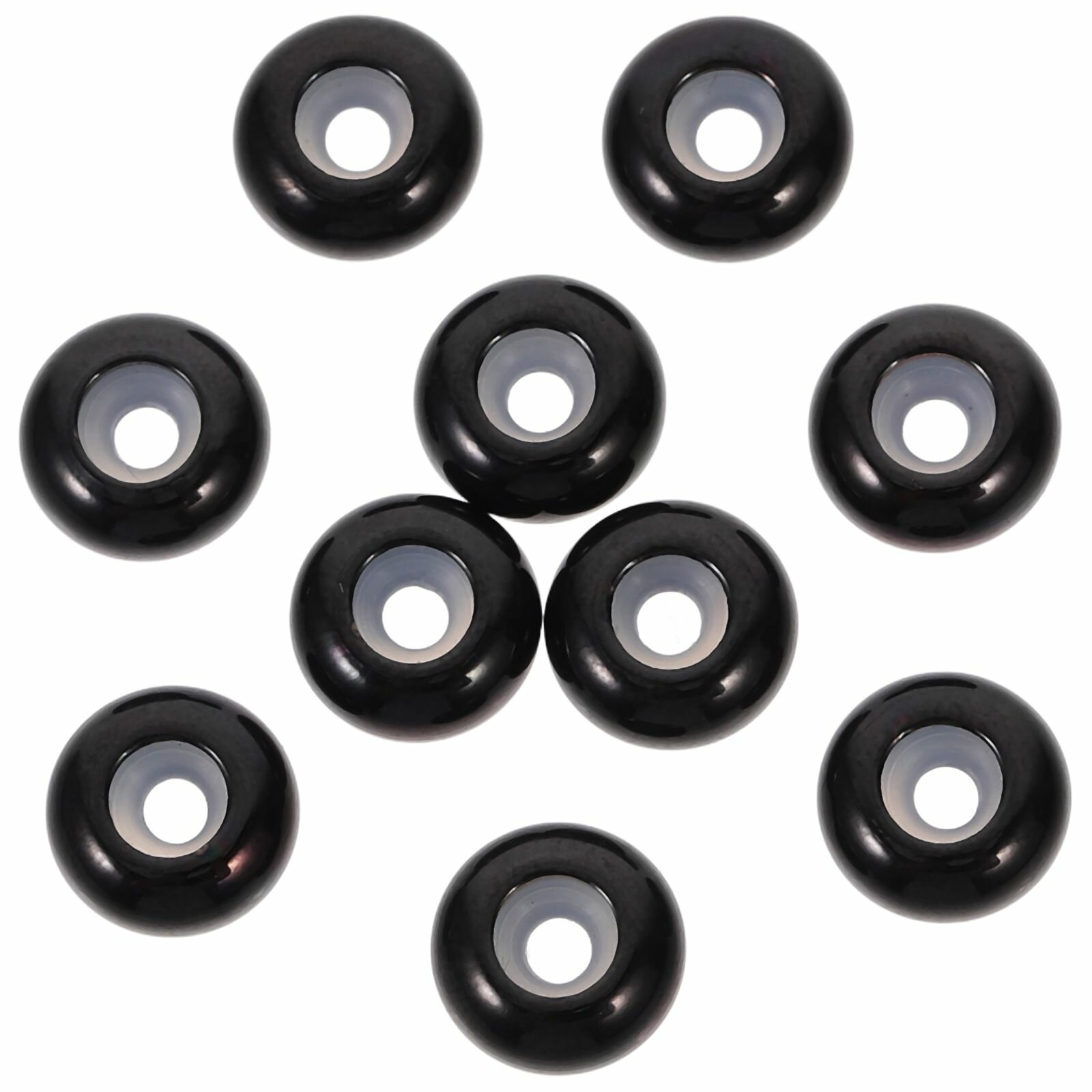 10 Штук Спейсер Бусин, Из Нержавеющей Стали, Для Ручного Изготовления