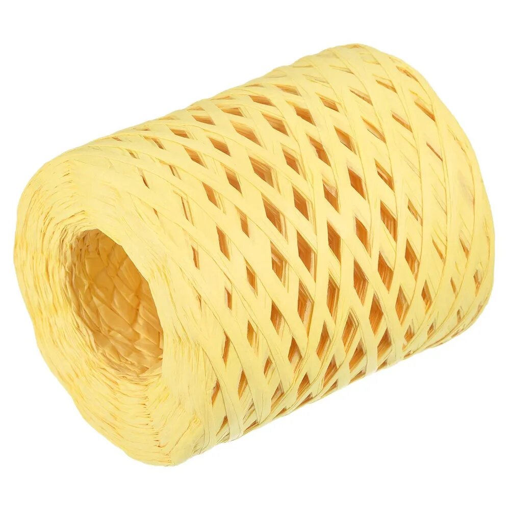 Лента из рафии для упаковки подарков, 200 метров для вязания крючком, упаковочная бумага, шпагат, украшения своими руками