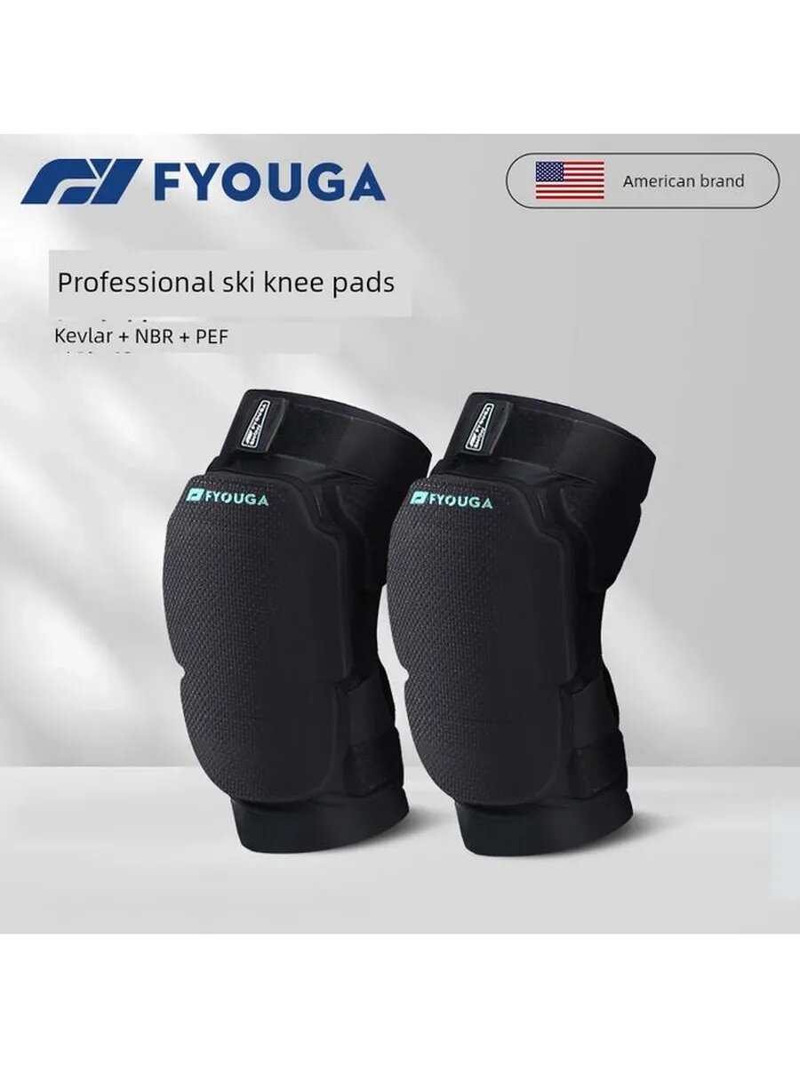 Наколенник (черный, L — Кевлар + ПЭФ + НБР)