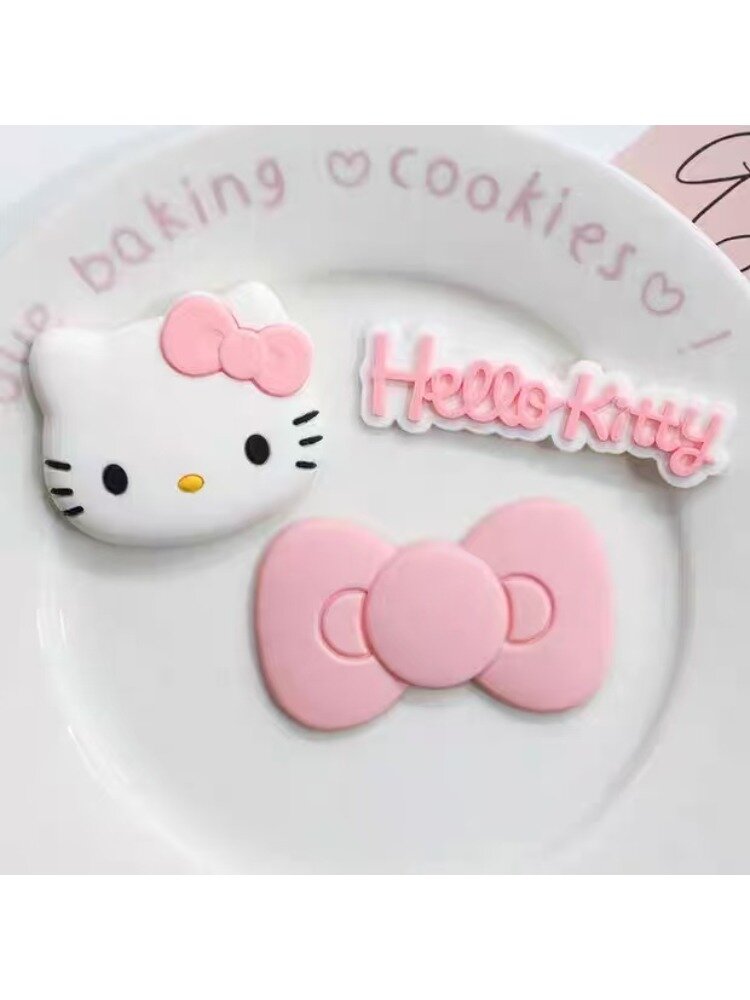 Милые декоративные 3D-наклейки Sanrio Hello Kitty из ПВХ — Декор для чехлов и термокружек