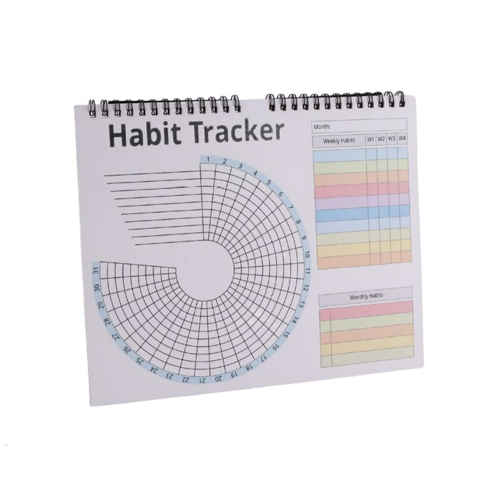 Календарь для отслеживания привычек, Стиль 2