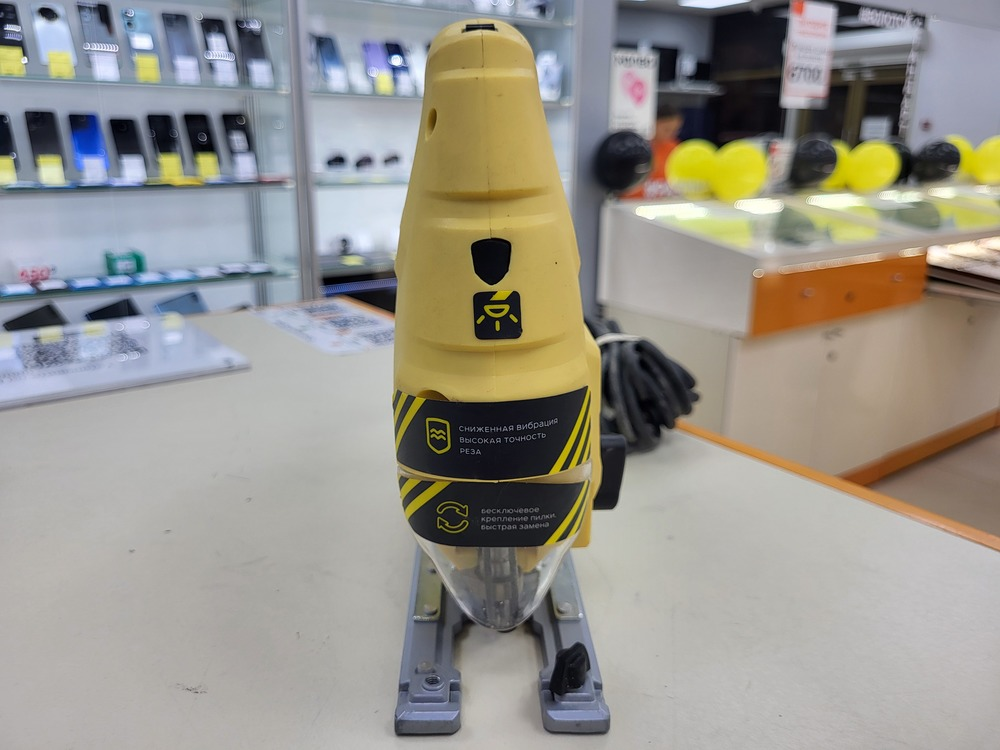 Лобзик электрический HANSKONNER HJS0811LPE 860Вт, кейс ,120/12мм (дер/мет), 4ст. маятник, алюм. опора